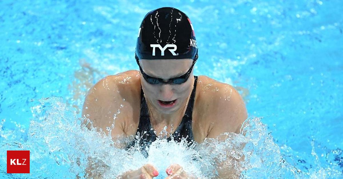 Kurzbahn-EM: Schwimmen: Lena Kreundl holt über 200 Meter Lagen EM-Bronze